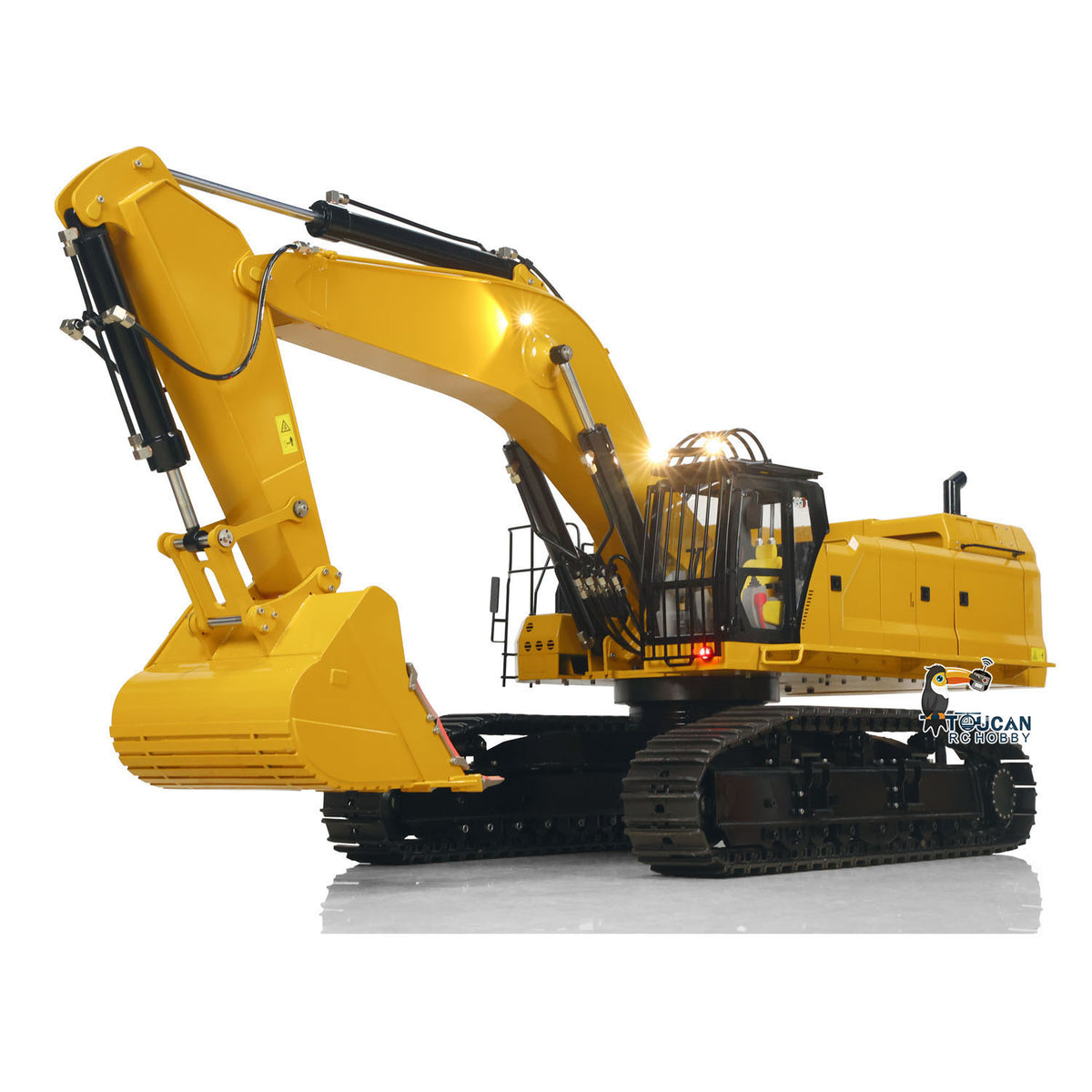Huge 1/8 RC Hydraulic Excavator 395 Metal Heavy Duty Digger RTR Radio – toucanhobby