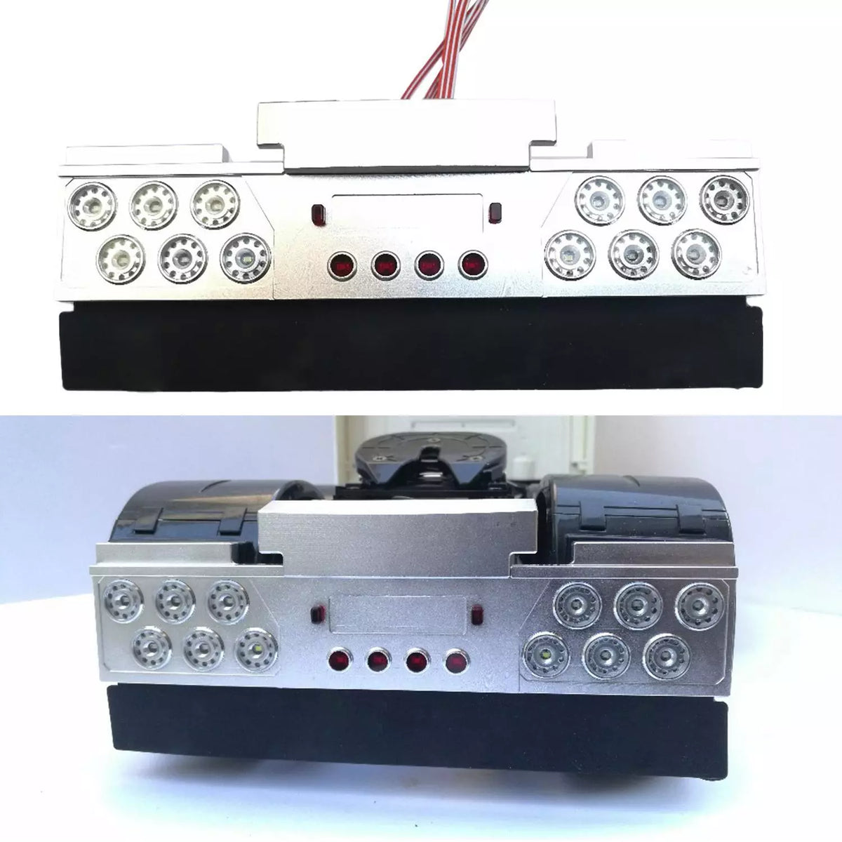 Degree 1/14 Scale Tail Beam Fender LED Taillight For TAMIYA DIY RC Tra – toucanhobby