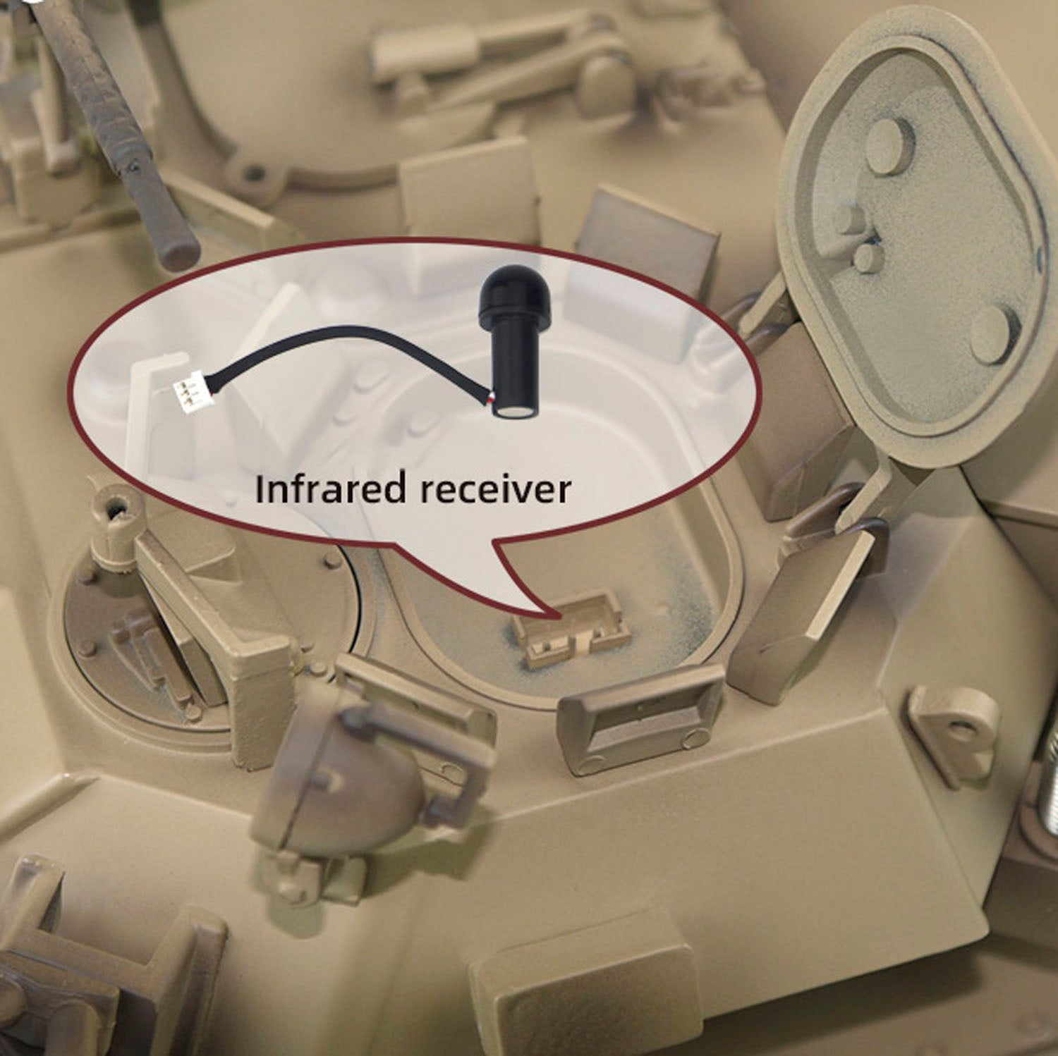 Pre-order 1/16 Tongde Remote Control Tank M2412-A M113A1 MRV Infrared ...