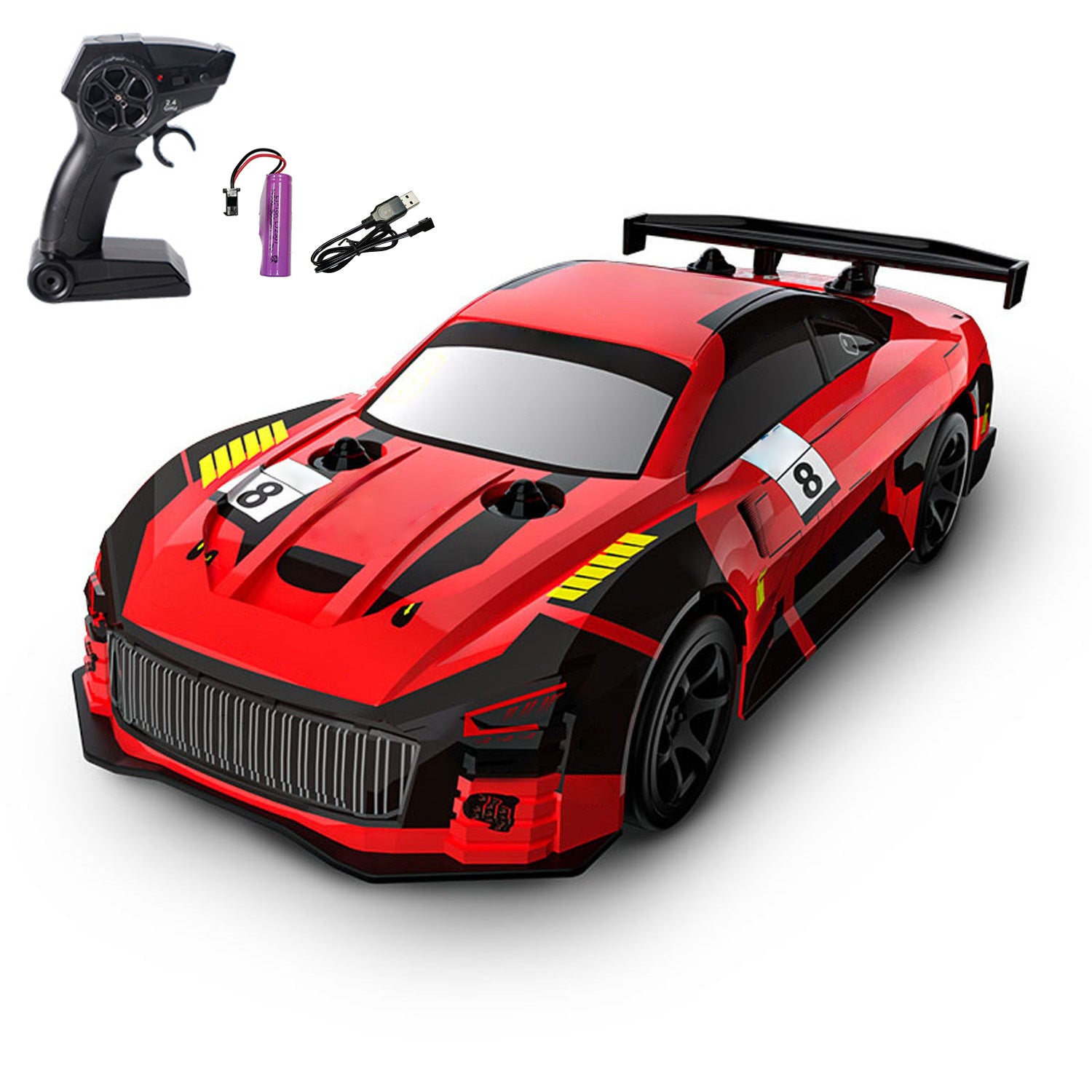 Plastic 1/18 RC Drift Car Q165 360 Drifting 4WD Wireless Remote Contro – Toucan RC Hobby