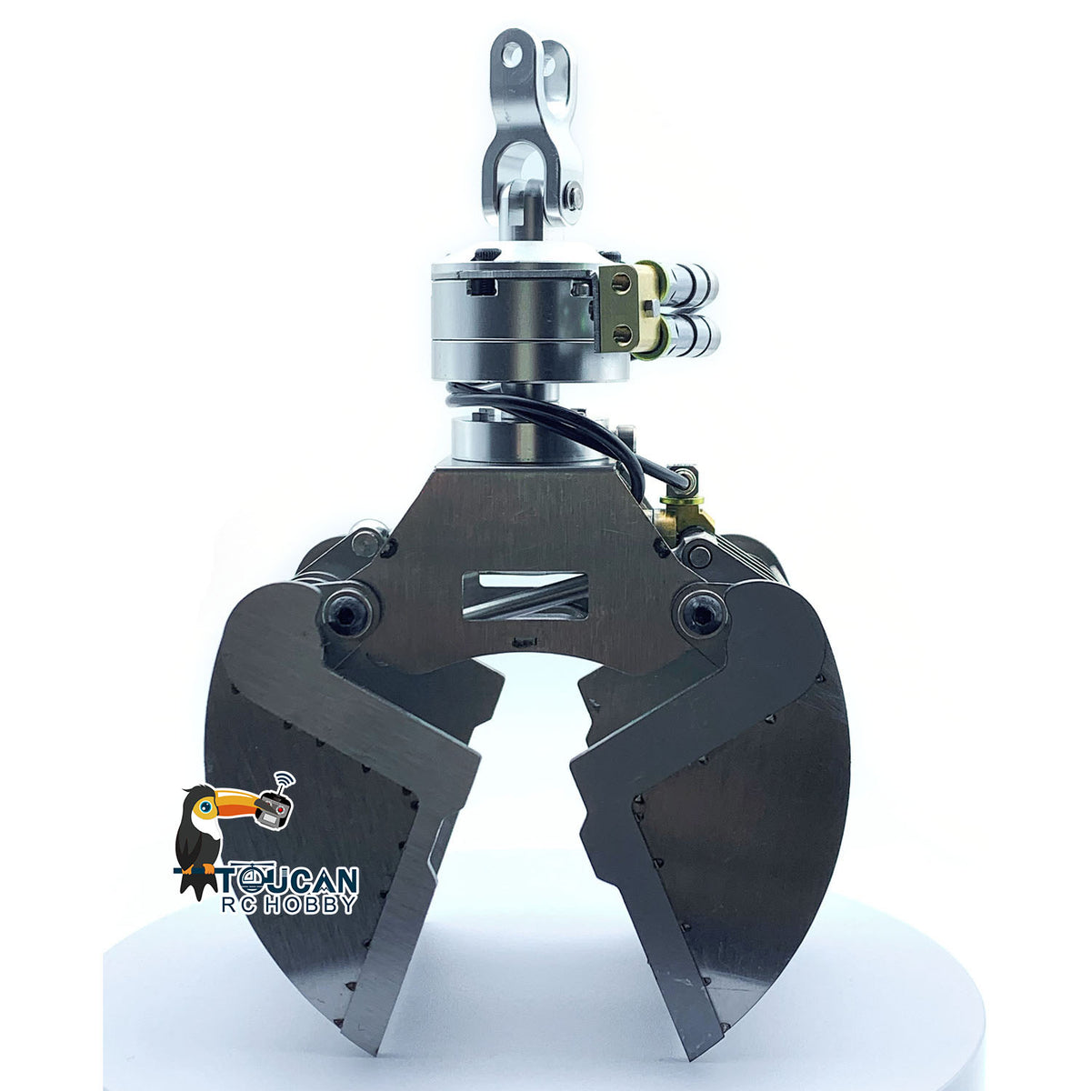 Metal Hydraulic Claw Grab Clamshell Bucket Claw for 1/14 RC Crane Truc ...