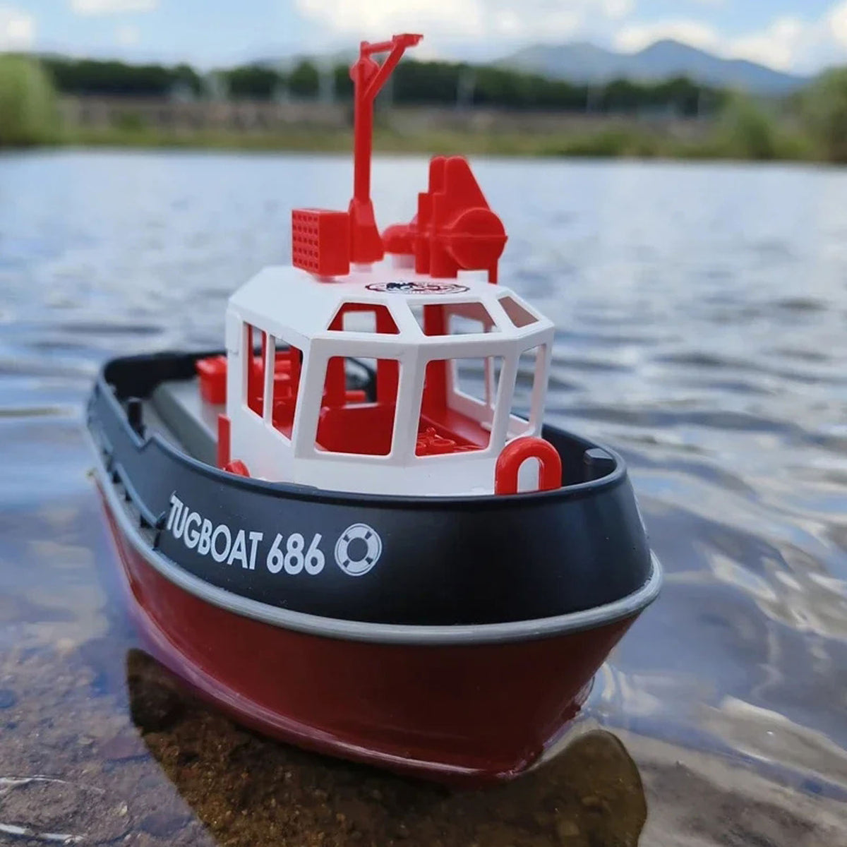 1/72 Heng Long 2.4G RC Tugboat Remote Control Towboat Powerful Dual Mo ...