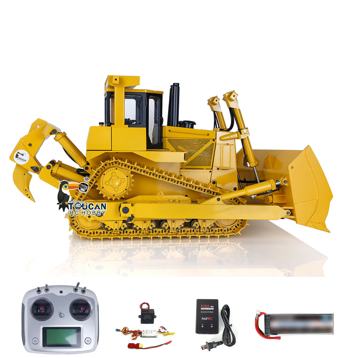 1/14 JDMODEL DXR2 Metal RC Hydraulic Bulldozer Radio Control Dozer 201 ...