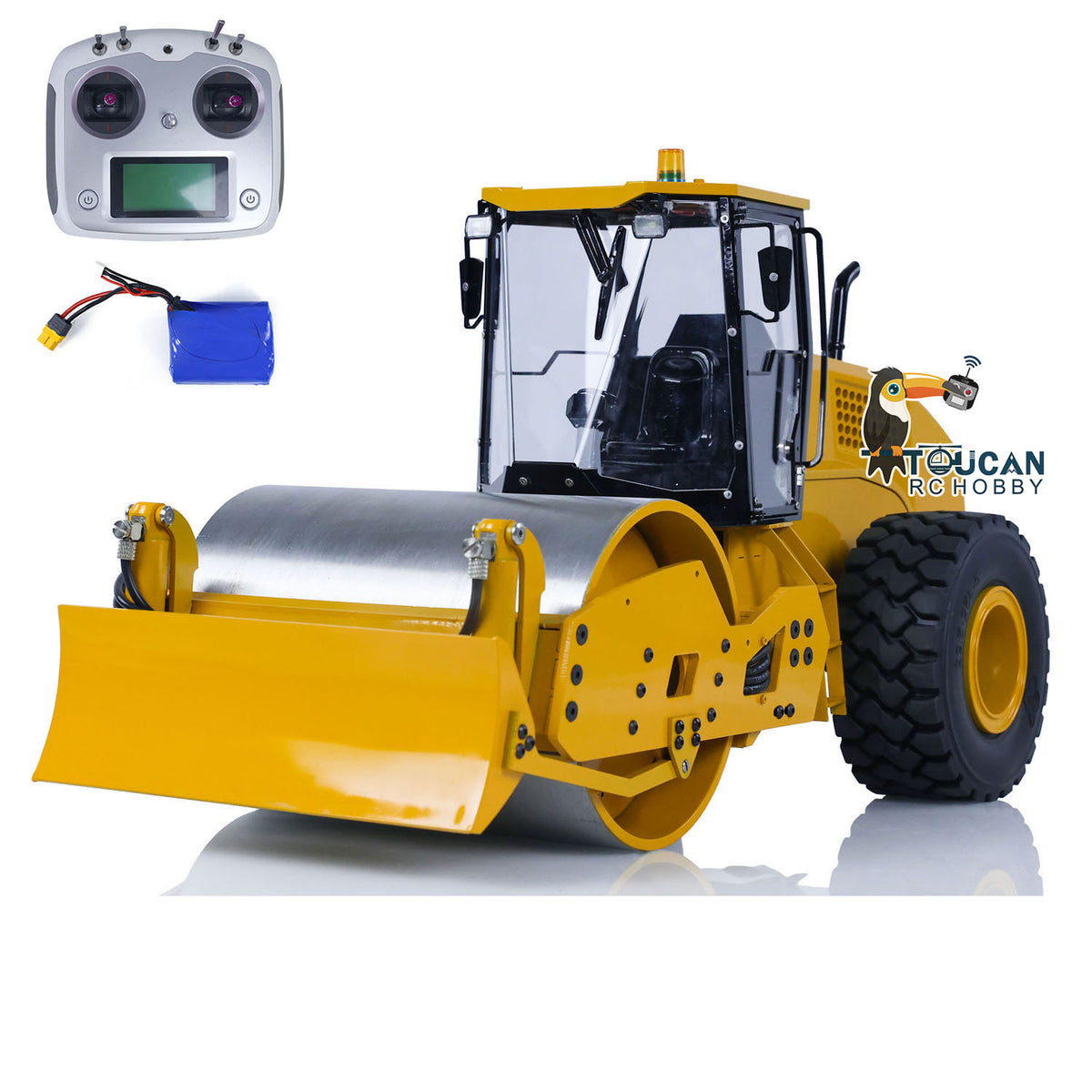 Metal CS11 1/12 RC Engineering Vehicles Hydraulic Remote Control Road ...