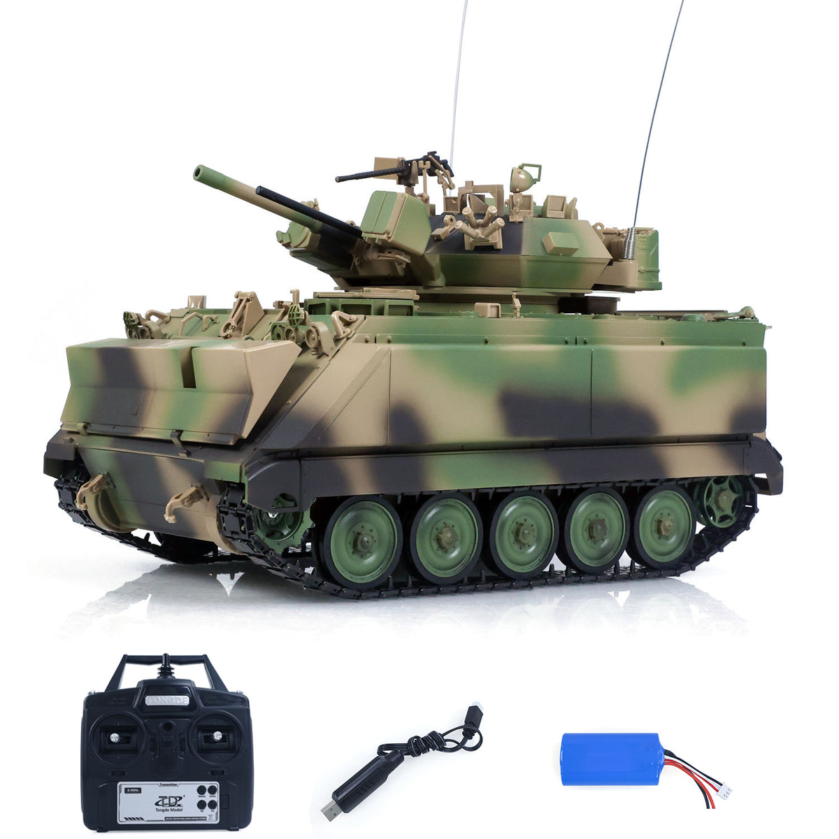 1/16 Tongde Remote Control Tank M2412-A M113A1 MRV Infrared Barrel Rec – Toucan RC Hobby