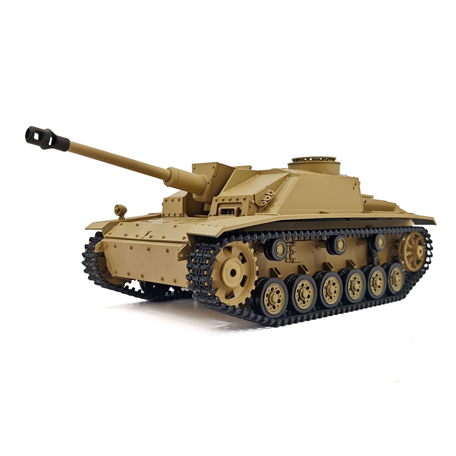 2.4G Henglong 1/16 7.0 Plastic German Stug III RTR RC Tank Model 3868 – Toucan RC Hobby