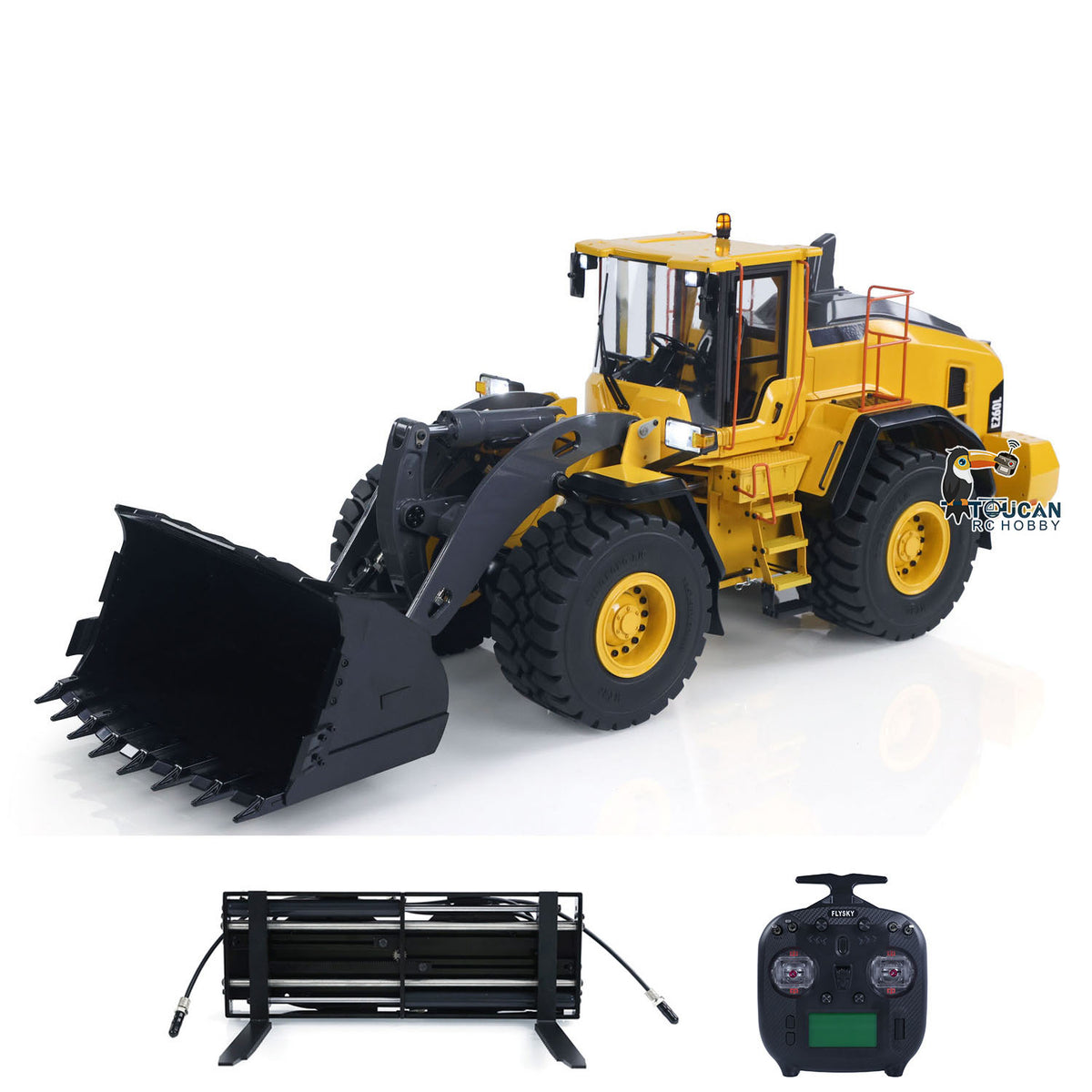 MTRC 1/14 RC Hydraulic Loader E260L RTR Model Metal Radio Control Heav ...