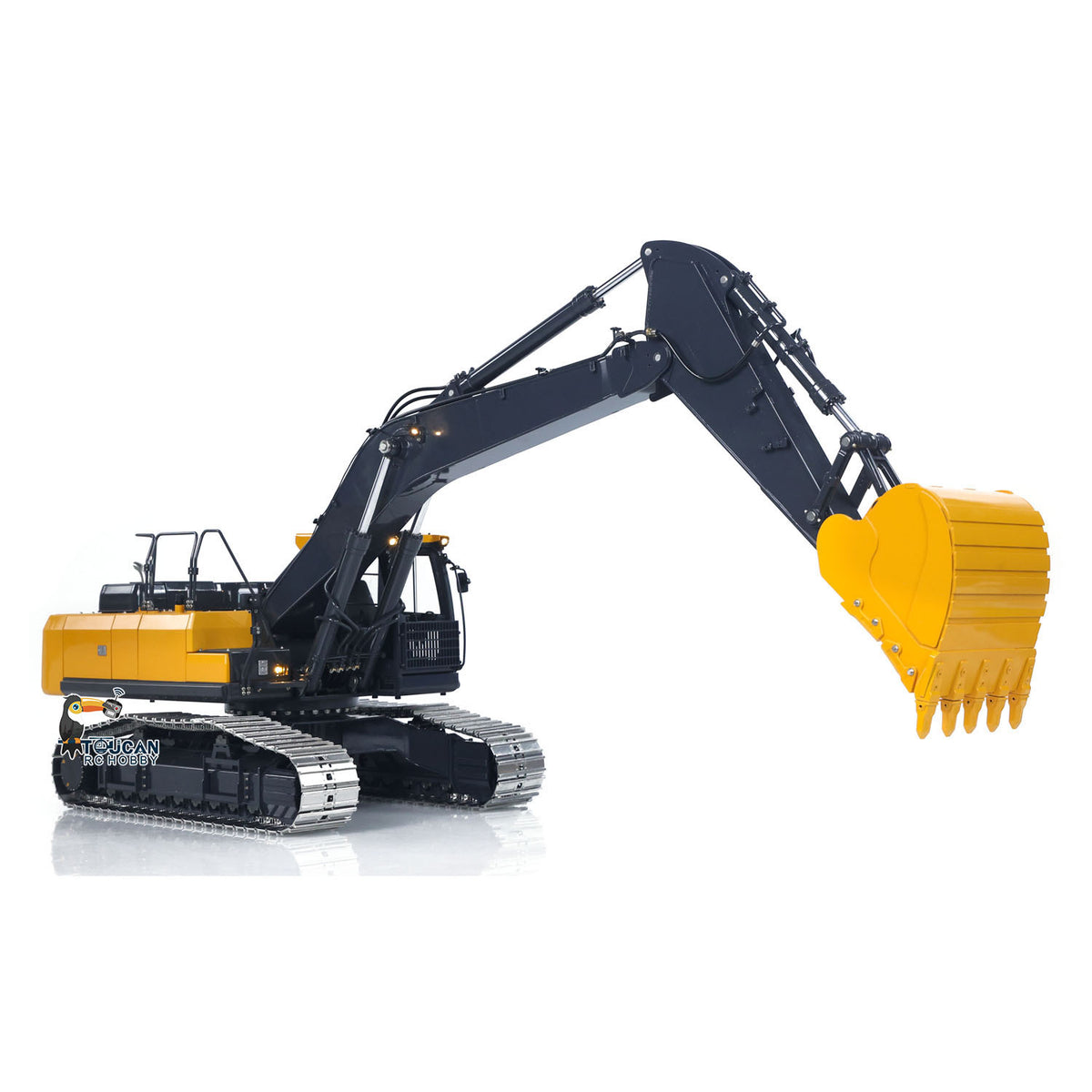 NEW PRODUCT! Super Frog Metal 1/14 RC Hydraulic Excavator E400 Standar ...