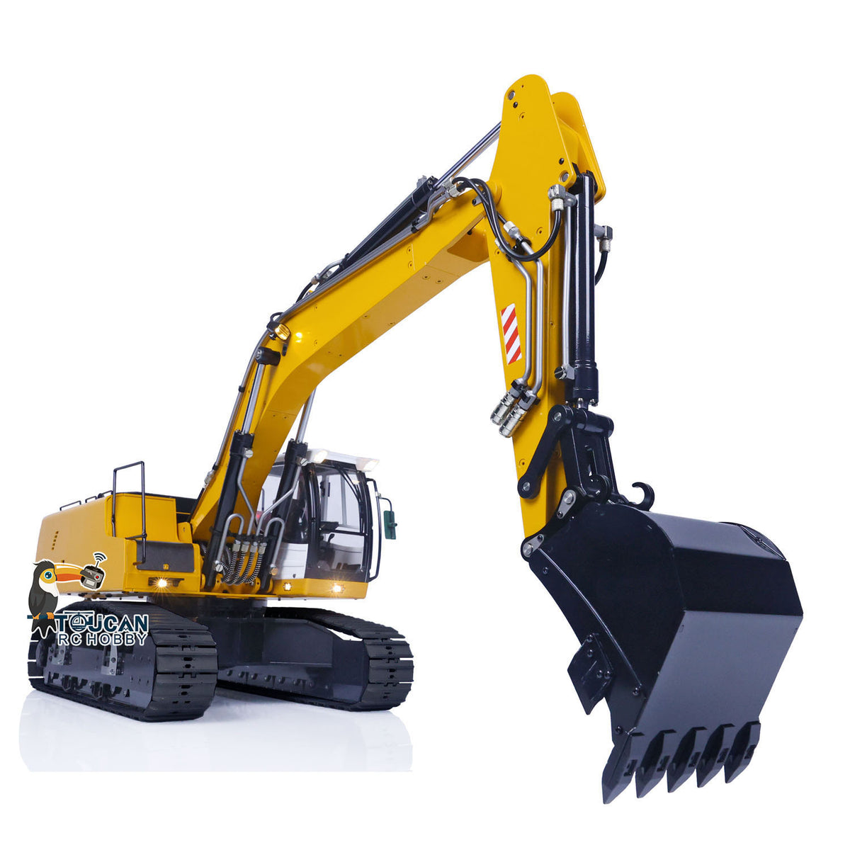 1/14 2.4G Hydraulic Excavator EC380 RC Diggers Assembled Painted Model ...