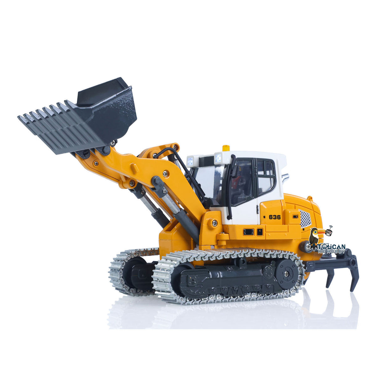 1:50 RC Electric Lifting Tracked Loader LR636 2.4G Construction Vehicl ...