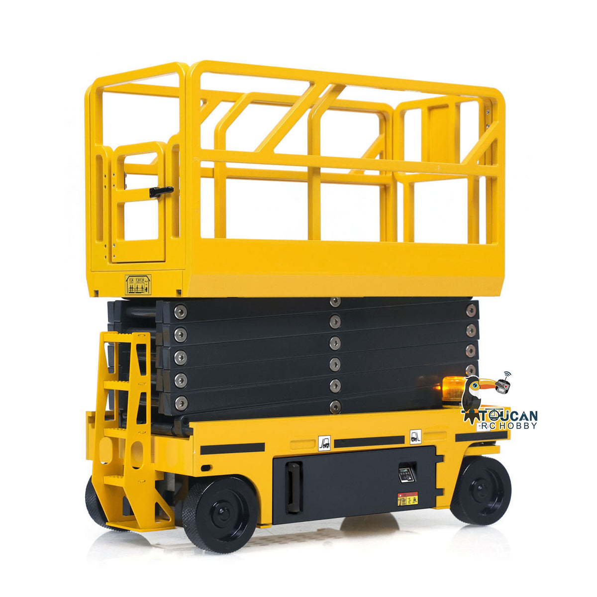 1/14 CNC Metal Remote Control Hydraulic Aerial Work Platform Self-prop ...