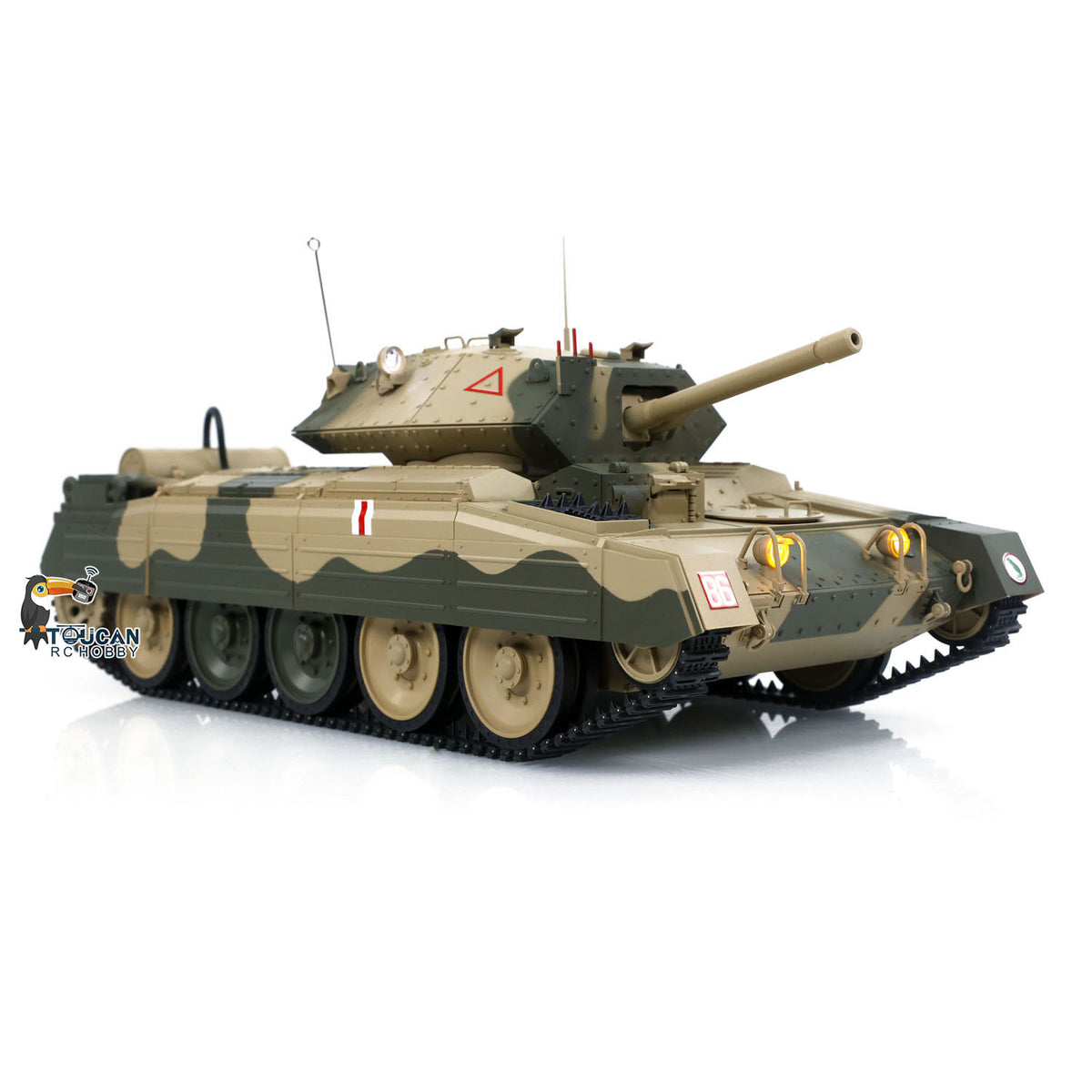 CoolBank 1/16 Radio Control Tank Crusader MK III 360 Degre Turret Rota ...