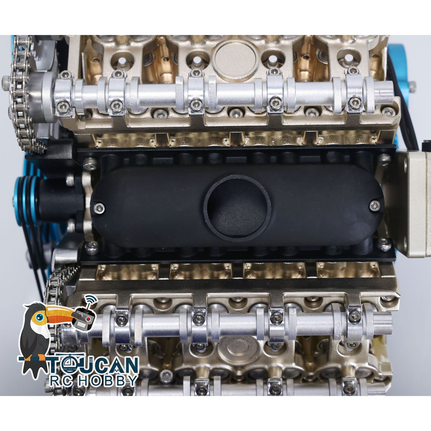 TECHING 500+Pcs V8 Engine Building Kit 8 Cylinder Metal Machinery Asse ...