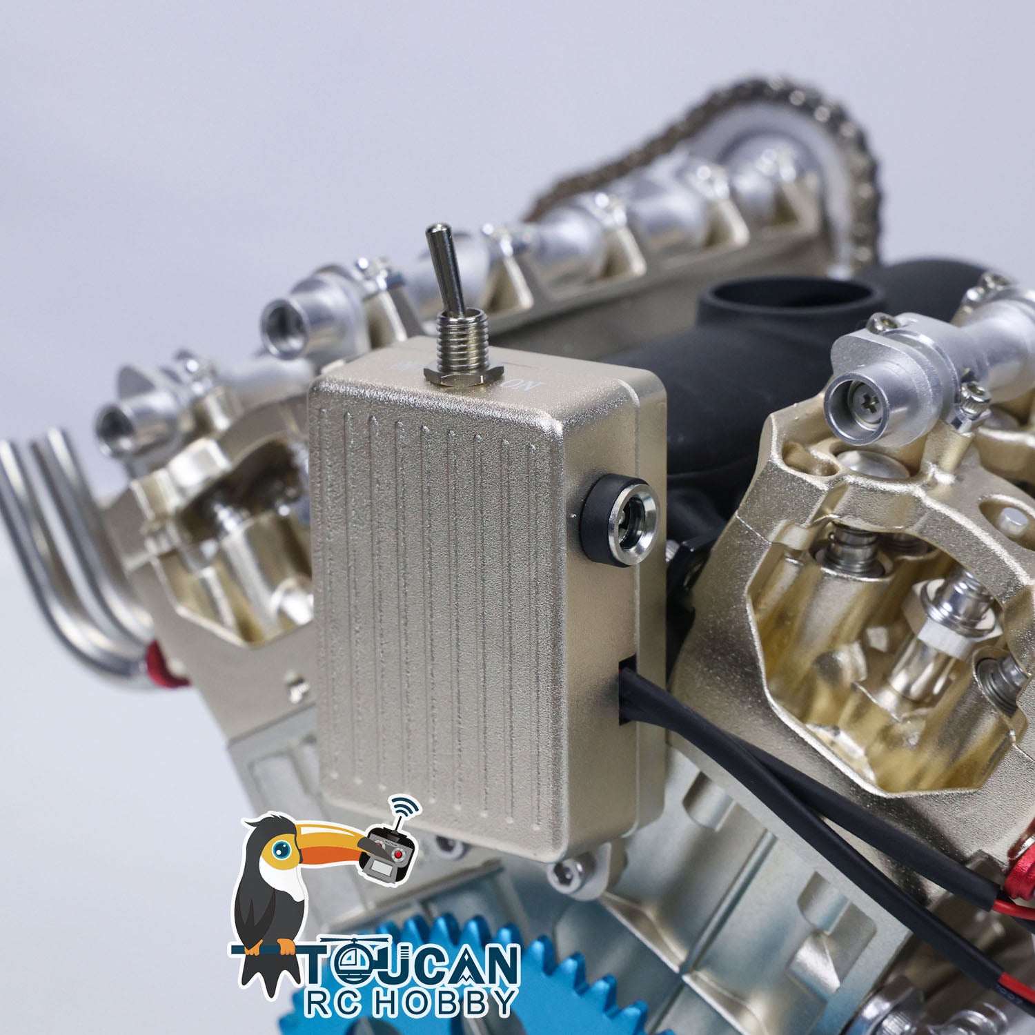 TECHING 500+Pcs V8 Engine Building Kit 8 Cylinder Metal Machinery Asse ...