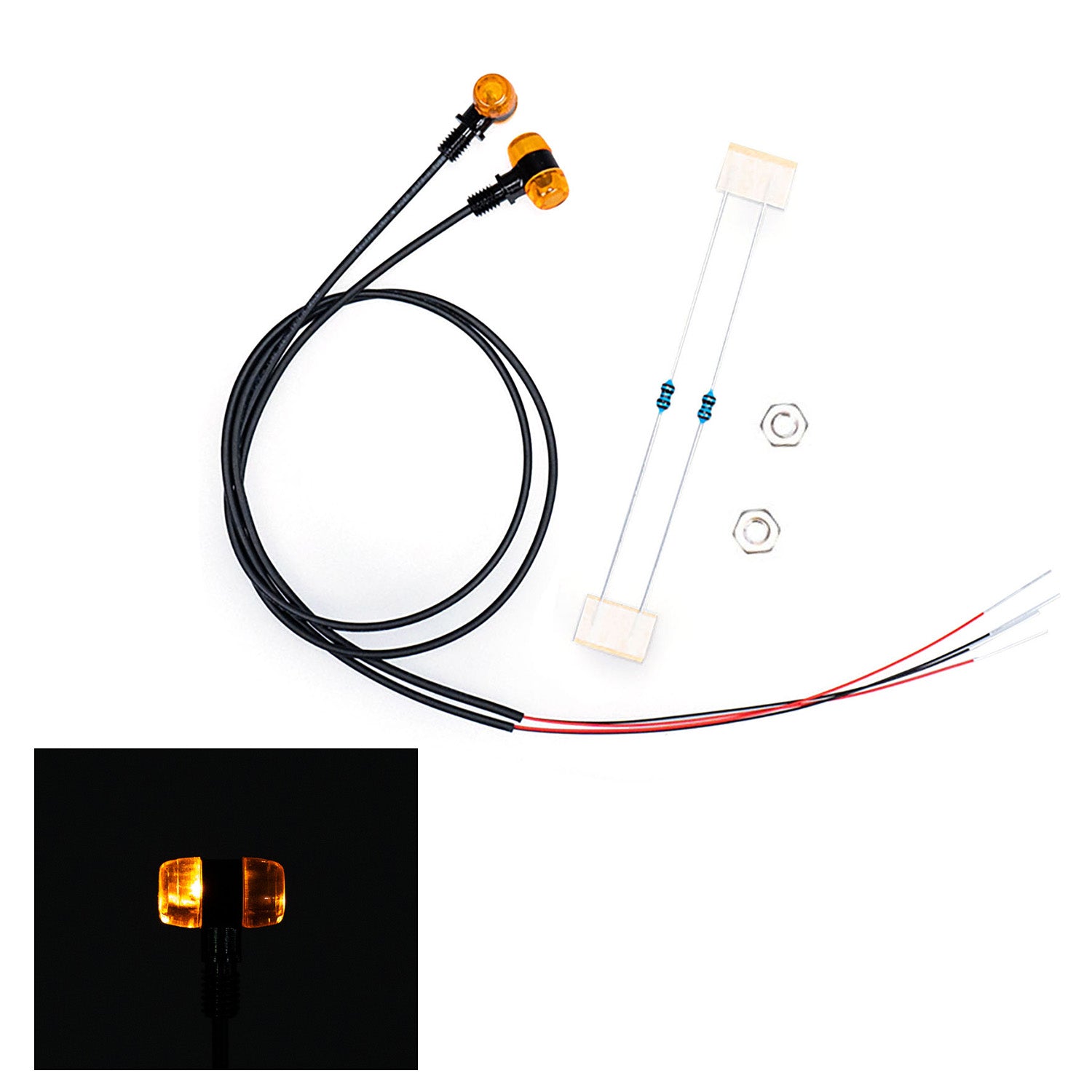 1/14 Plastic Warning Light Clearance Lamp for DIY Tamiya Remote Contro ...