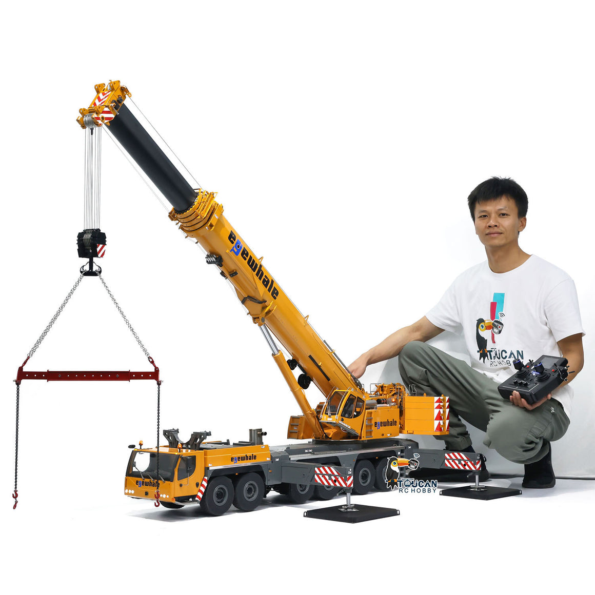 Pre-order 1/14 Eyewhale LTM1350 6 Axles RC Mobile Cranes Remote Contro ...