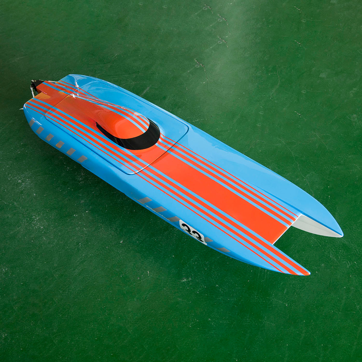 100KM/H Radio Control Racing Boats DTRC E33 Kevlar High Speed Boat Wat ...