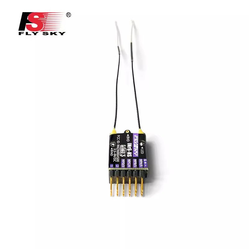 FLYSKY INr6-HS Receiver 6 Channels Mini Receivers for RC Drone Car Rem ...