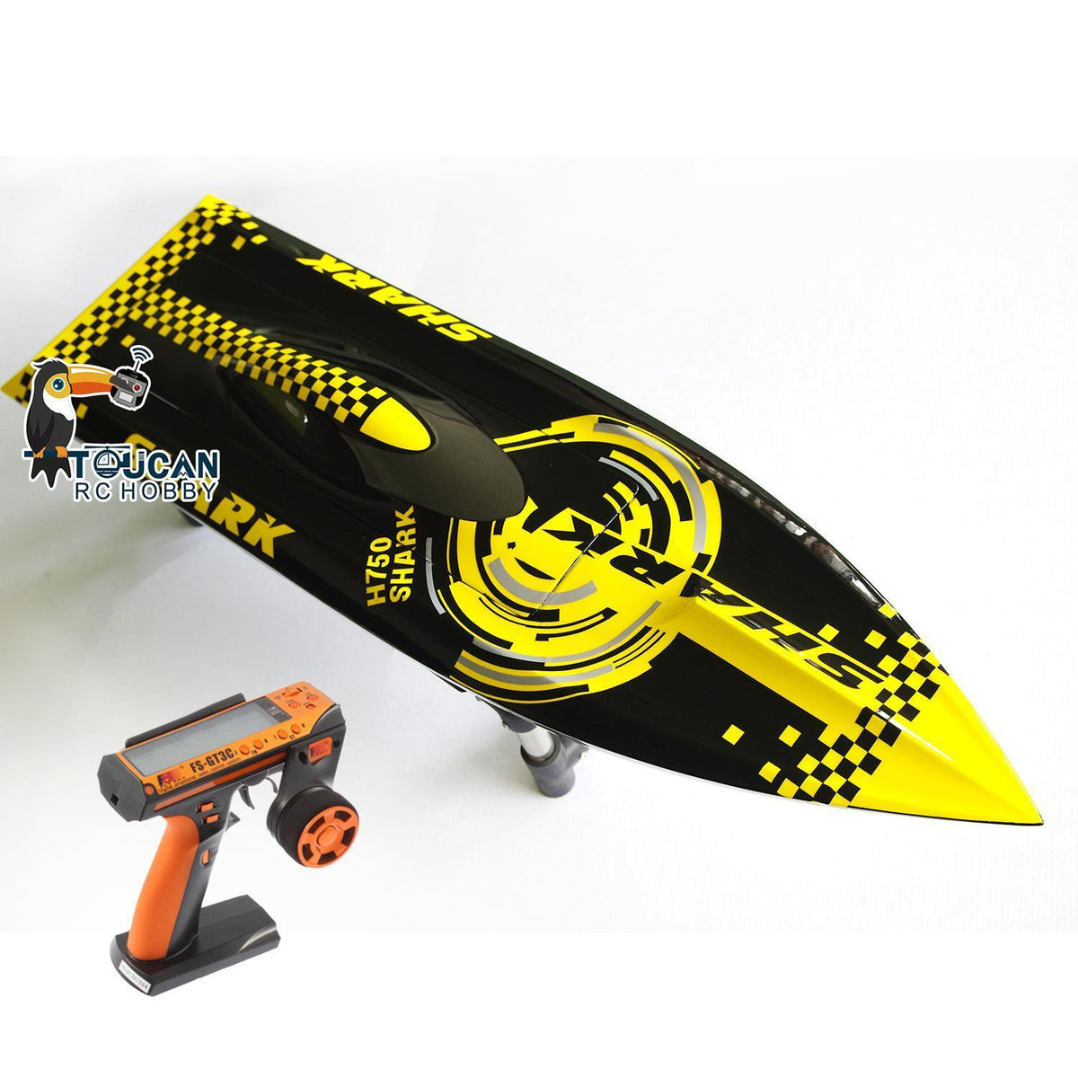 DT H750 Fiberglass Racing RTR RC Boat Model Waterproof Electric Rechar ...